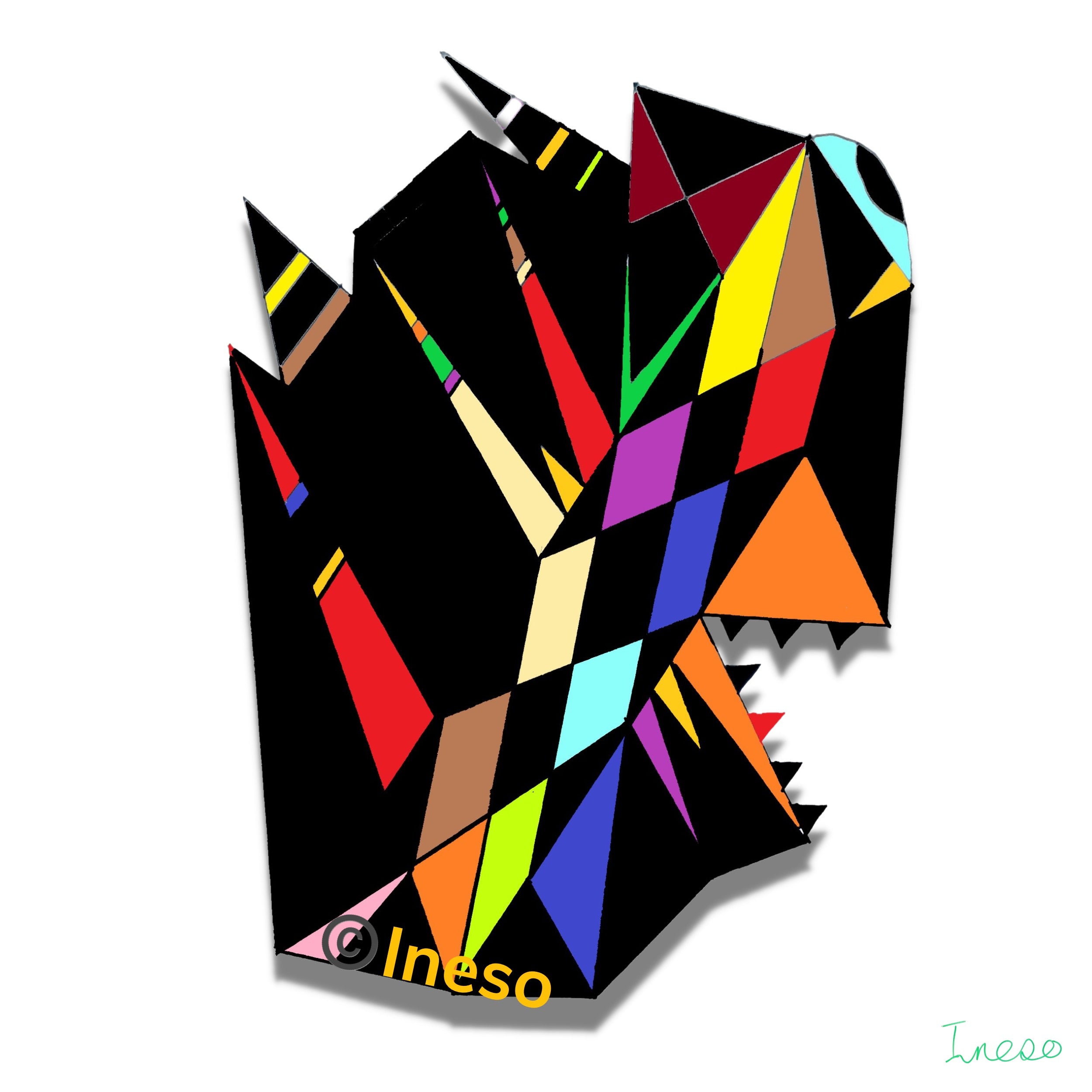 Agitated, 40 x 40cm, 2021 – Ineso Lati Èkó