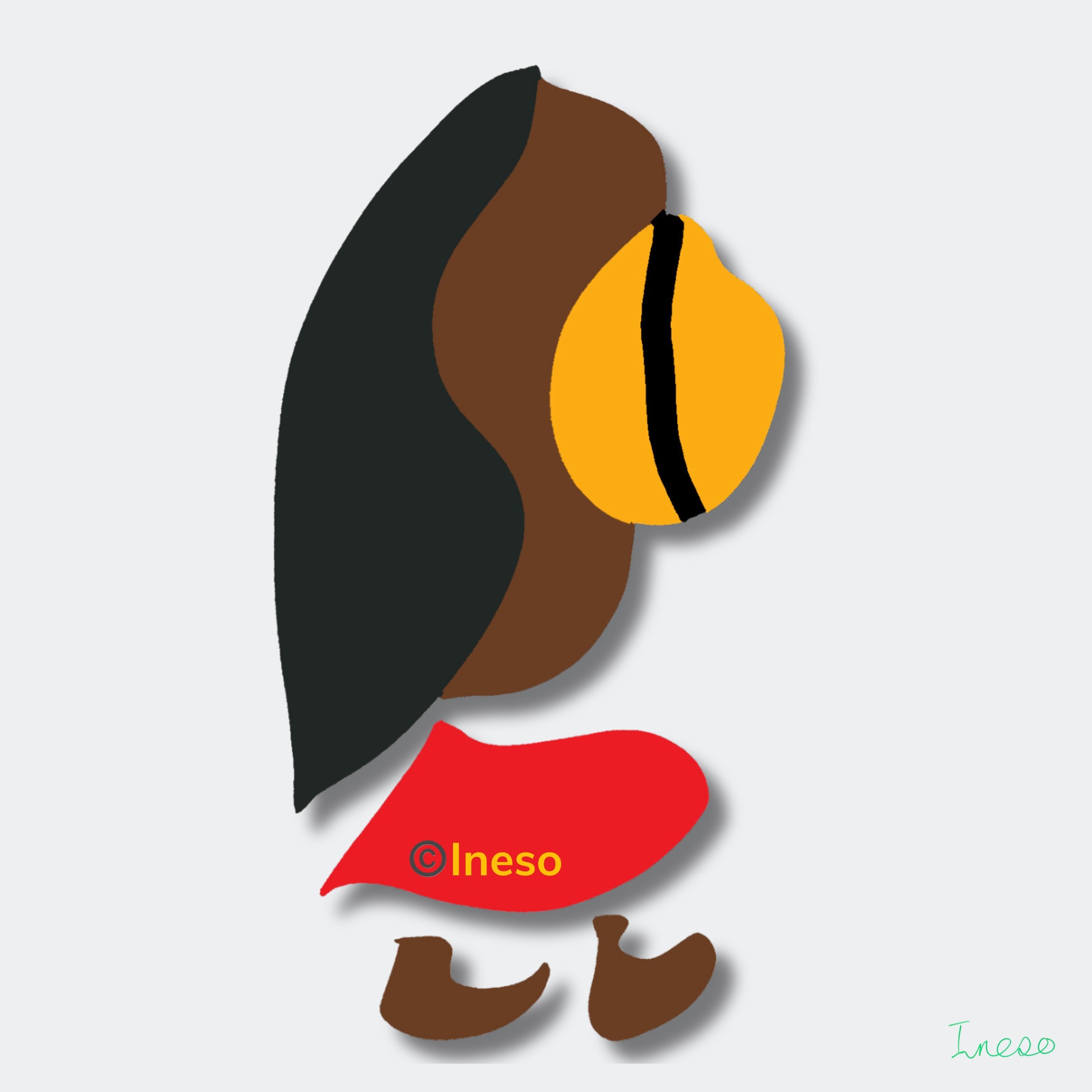 SJ, 40 x 40cm, 2023 – Ineso Lati Èkó